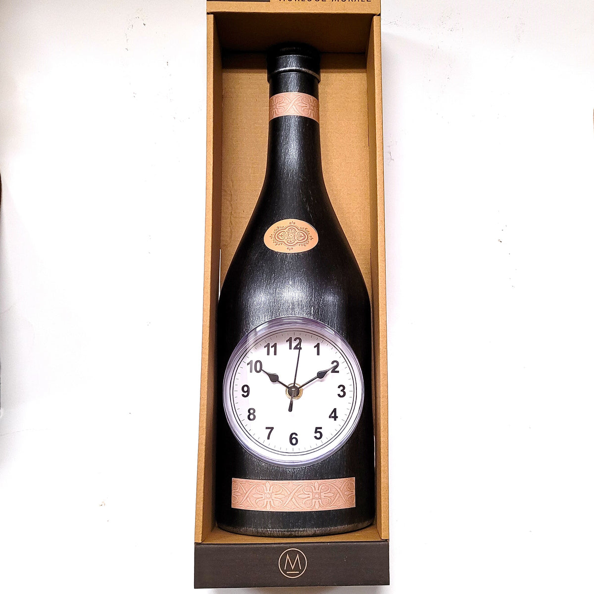 Wine Bottle Wall Clock – The Village Merc.