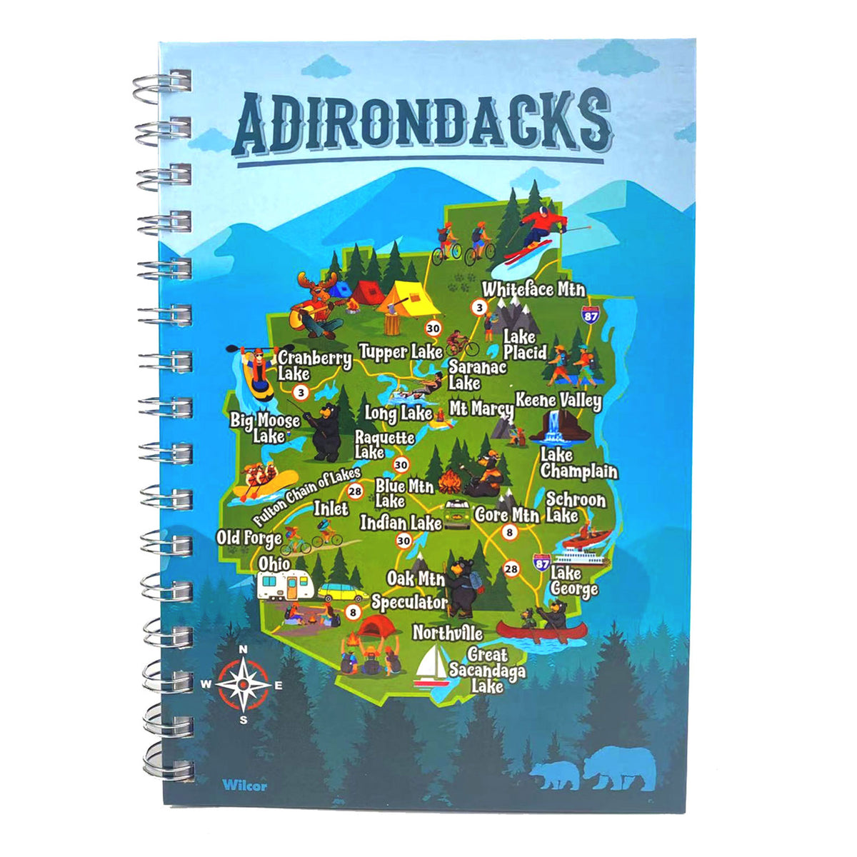 Adk Map Notebook – The Village Merc.