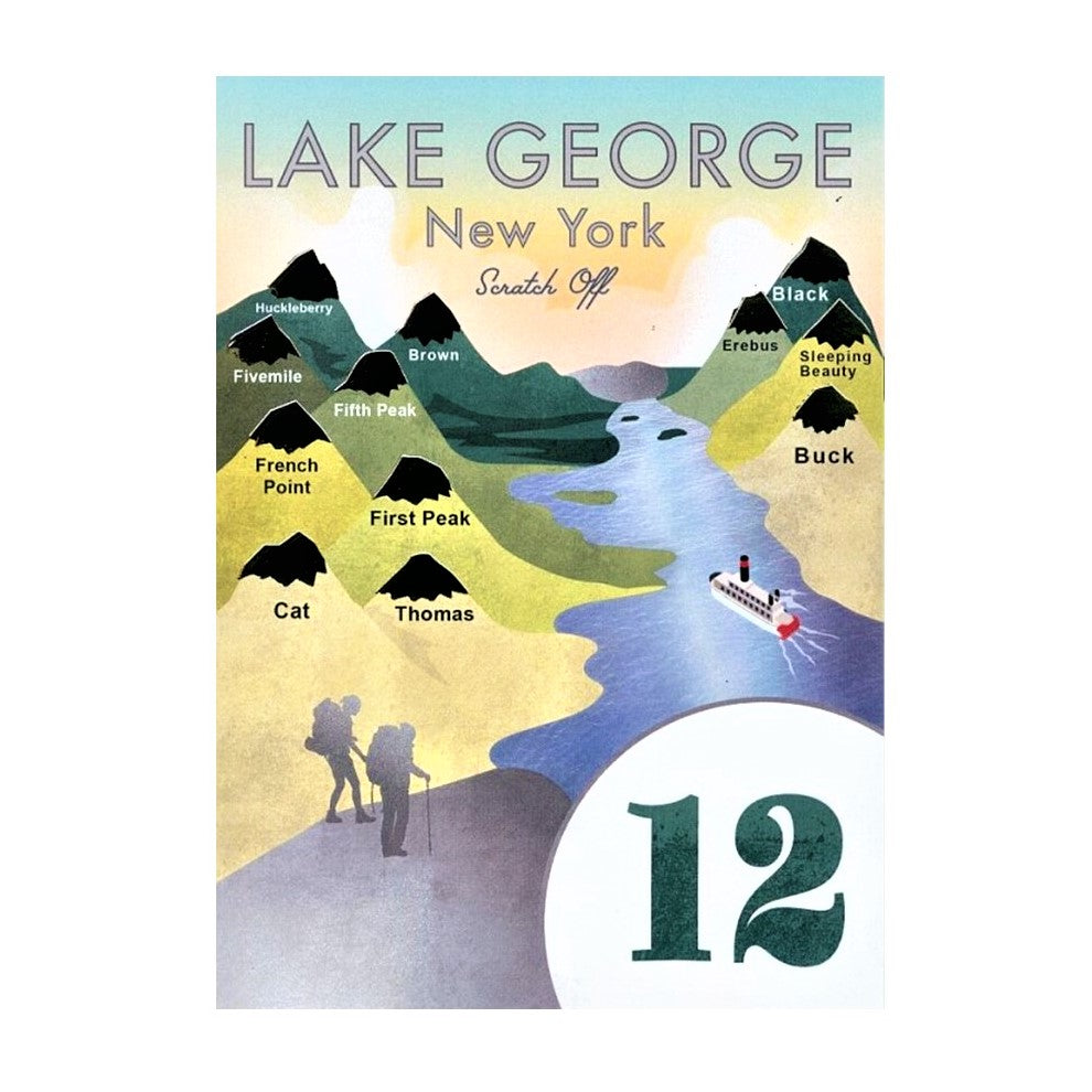 Lake George Hiking Scratch Off – The Village Merc.