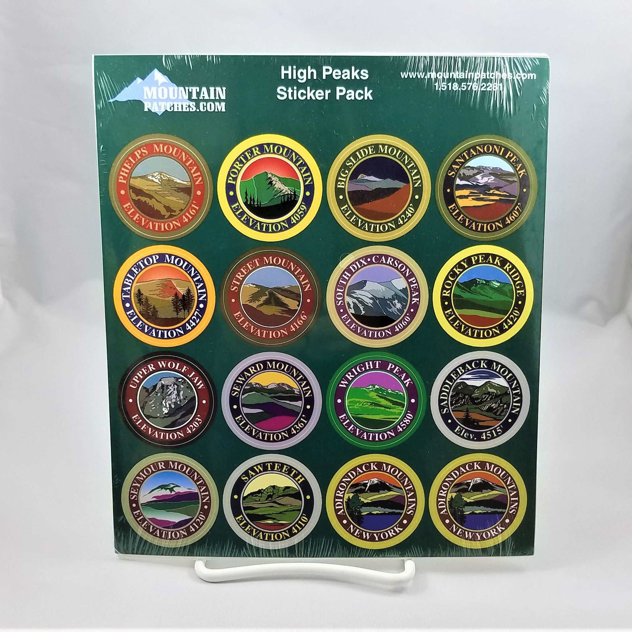 ADK High Peaks Sticker Pack – The Village Merc.